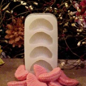 Grapefruit Slice Embeds 4 Cavity Silicone Mold 5271 – Van Yulay