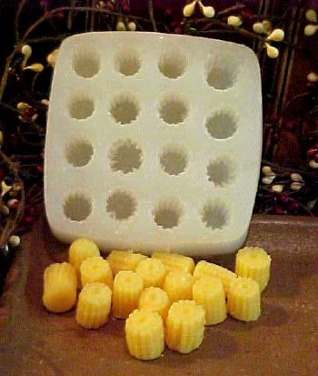 Mini Corn Chunk Embeds 16 Cavity Silicone Mold 775 - Van Yulay Silicone ...