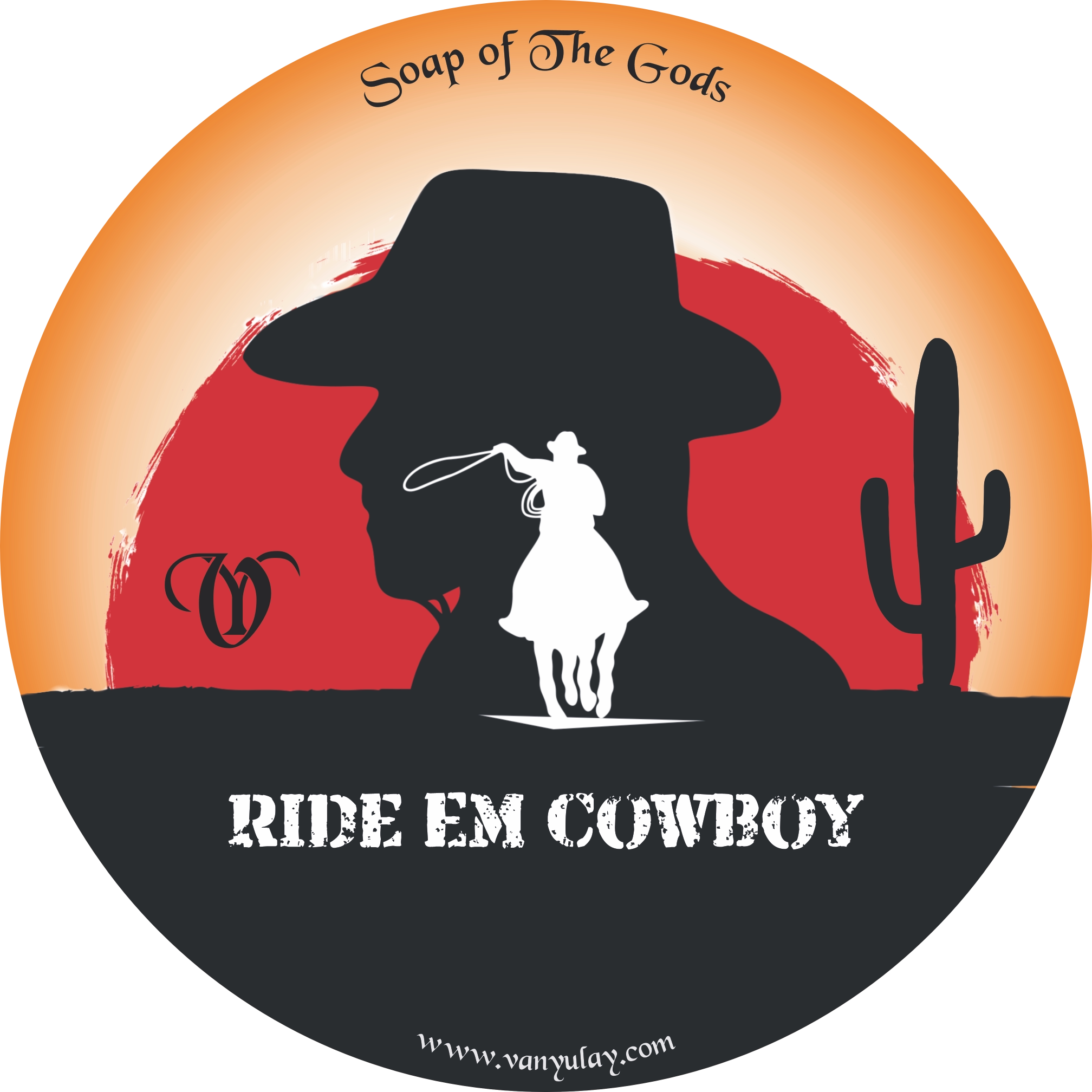 Ride Em Cowboy Shaving Soap - Van Yulay Silicone Molds & Natural Skin Care